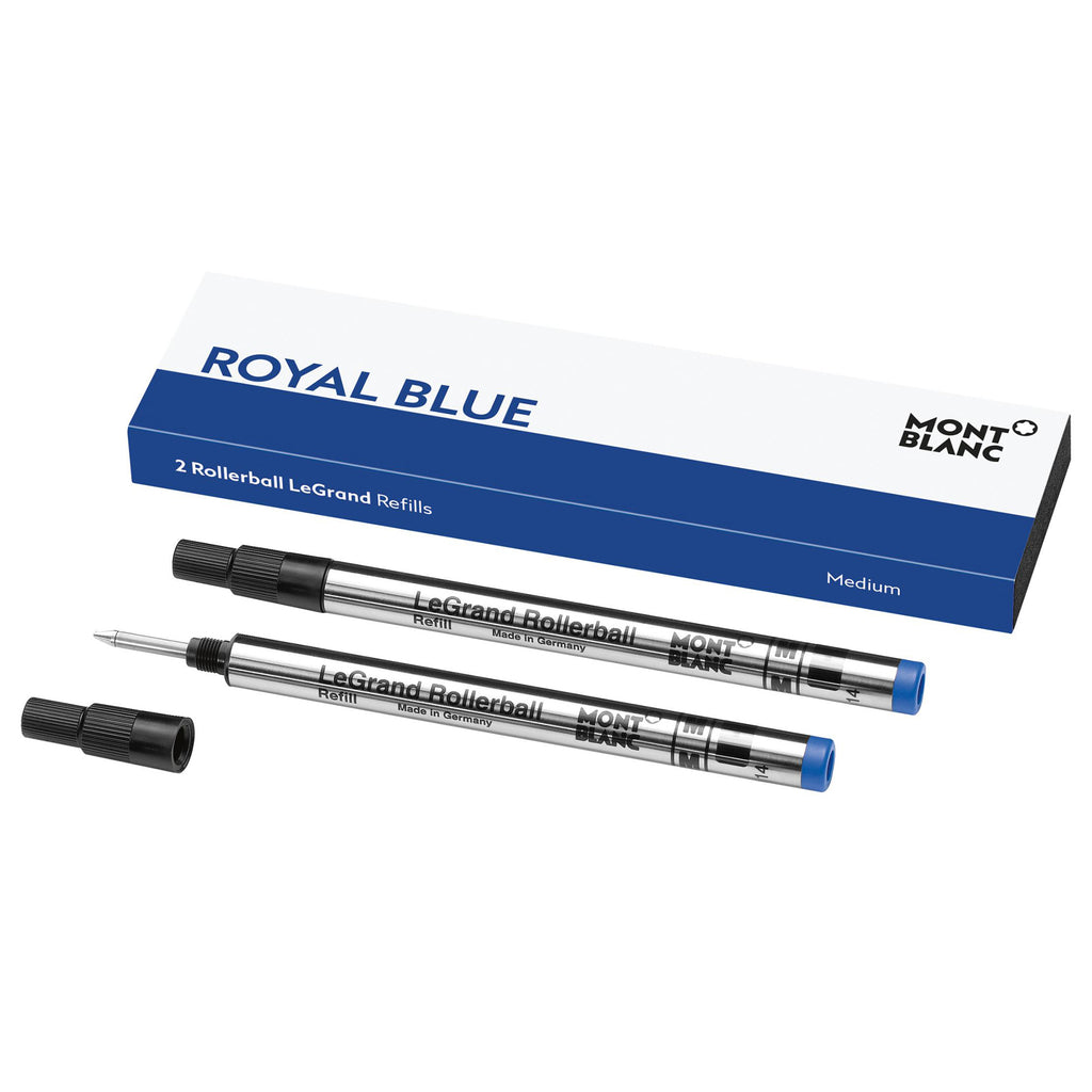 Montblanc, Rollerballmine, LeGrand, Royal Blue, Mittel, 2 Stk.