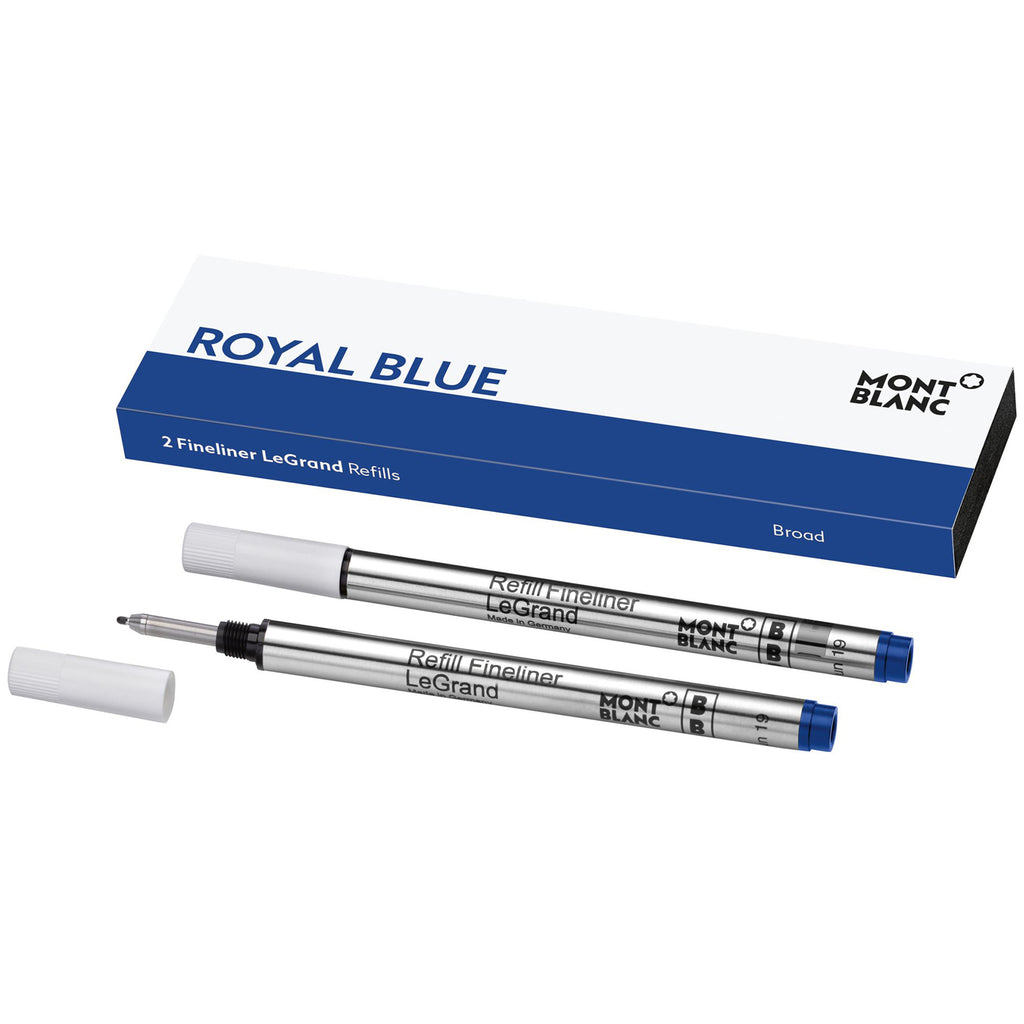 Montblanc, Finelinermine, LeGrand, Royal Blue, Breit, 2 Stk.